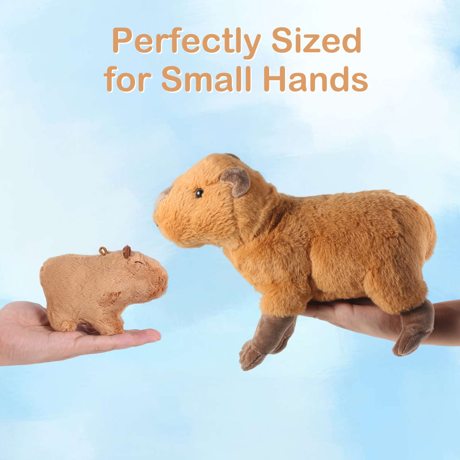 Mua Capybara Plush with 2 Small Capybara Stuffed Animals, 3Piece Soft ...