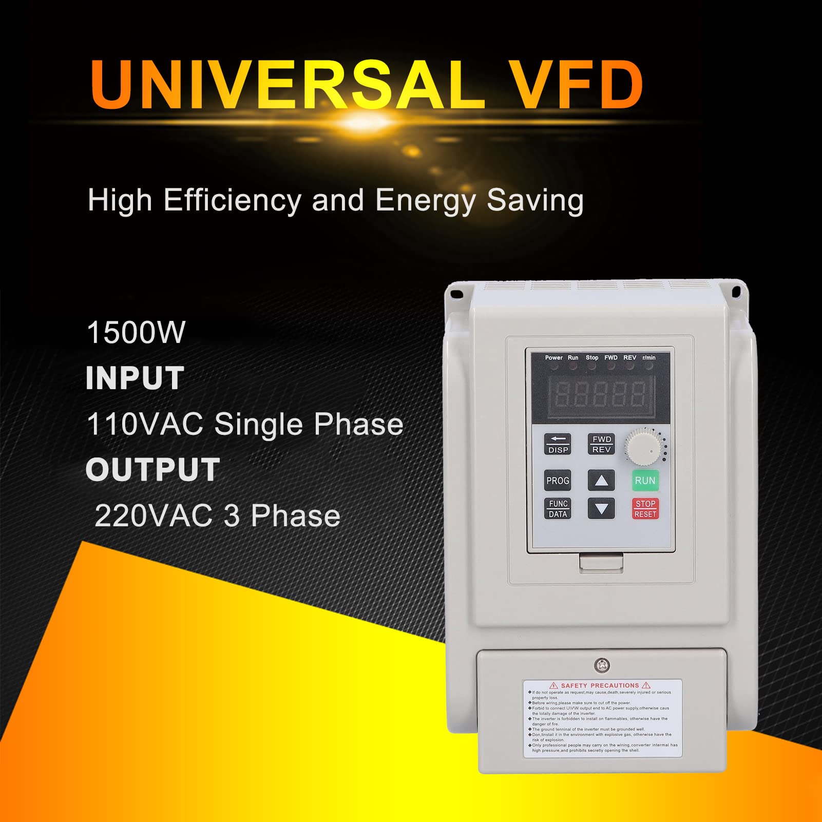Mua Wisoqu VFD Variable Frequency Drive,Single‑Phase 110VAC Input 3‑Phase 220VAC Output Variable ...