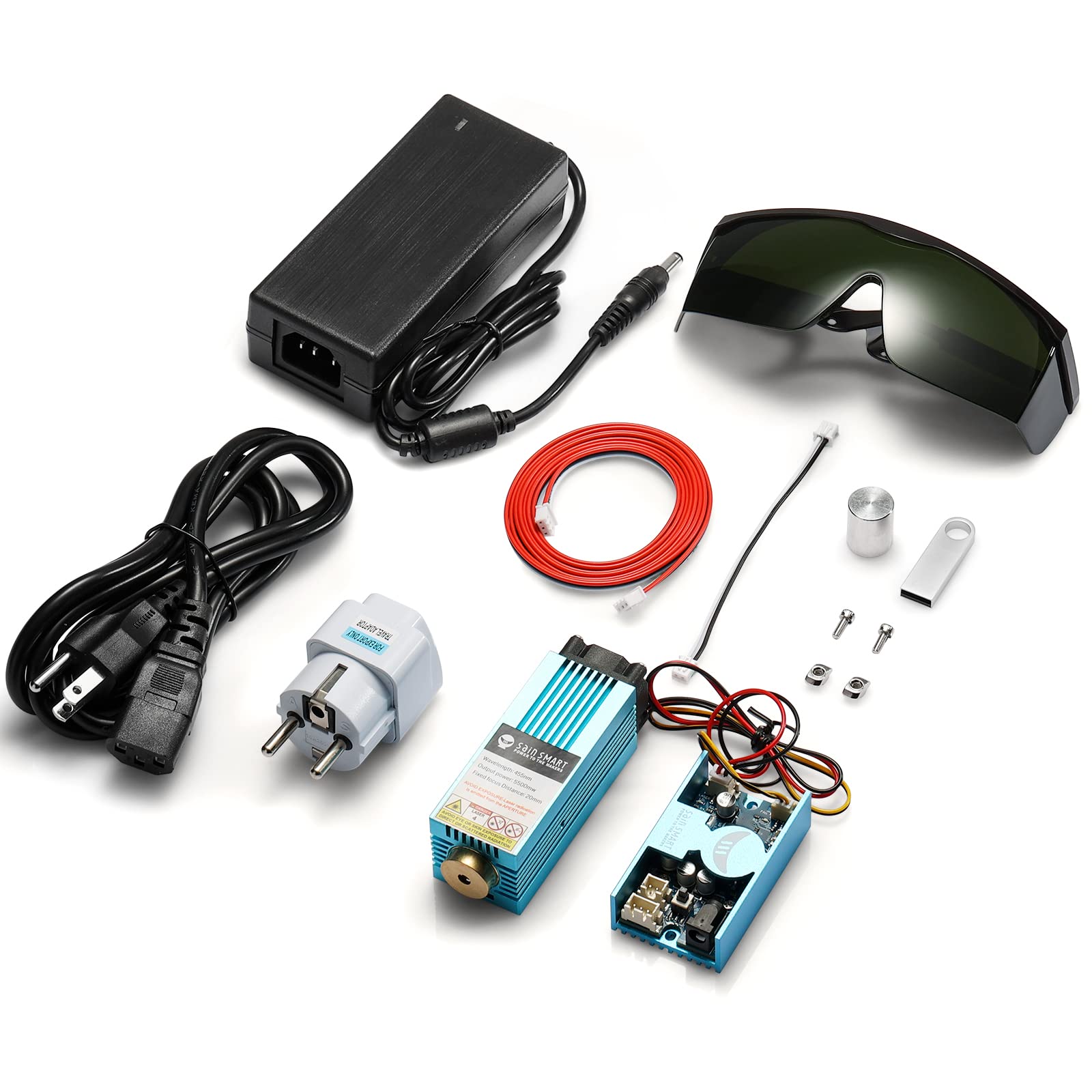 Mua SainSmart FL55 Laser Module 455nm Blue-Violet Light Fixed Focus ...