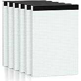 Amazon.com : DORFAS Graph Paper Pad Quad Ruled, 6 Pack 4x4 Quad 8.5 x 11.75 Inch Grid Pad with ...
