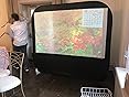 Elite Screens Pop-up Cinema 84-inch 16:9 Portable Outdoor Fast Folding Projector Screen Self ...