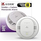 Kidde Smoke & Carbon Monoxide Detector, 10-Year Battery Powered, LED Warning Light Indicators, 4 ...