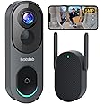 Amazon.com: BOTSLAB 5MP Wireless Video Doorbell Camera, No Monthly Fee ...