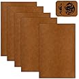 Amazon.com: 5 Pack Laserable Leatherette Sheet Faux Leather Laser Engraving Leather Blank Hat ...