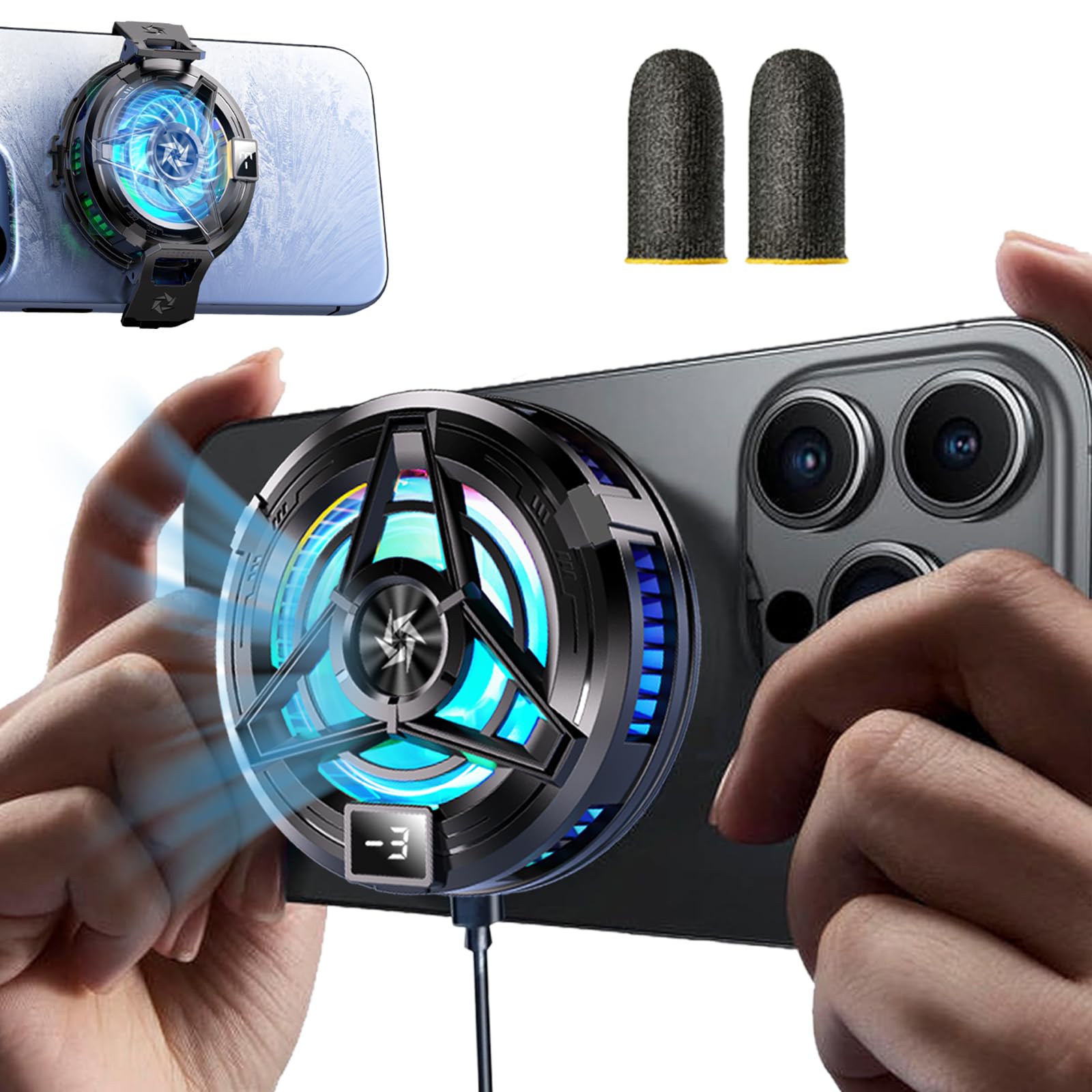 Mua Smartphone Cooling Fan, 2024 Latest LED Temperature Display ...