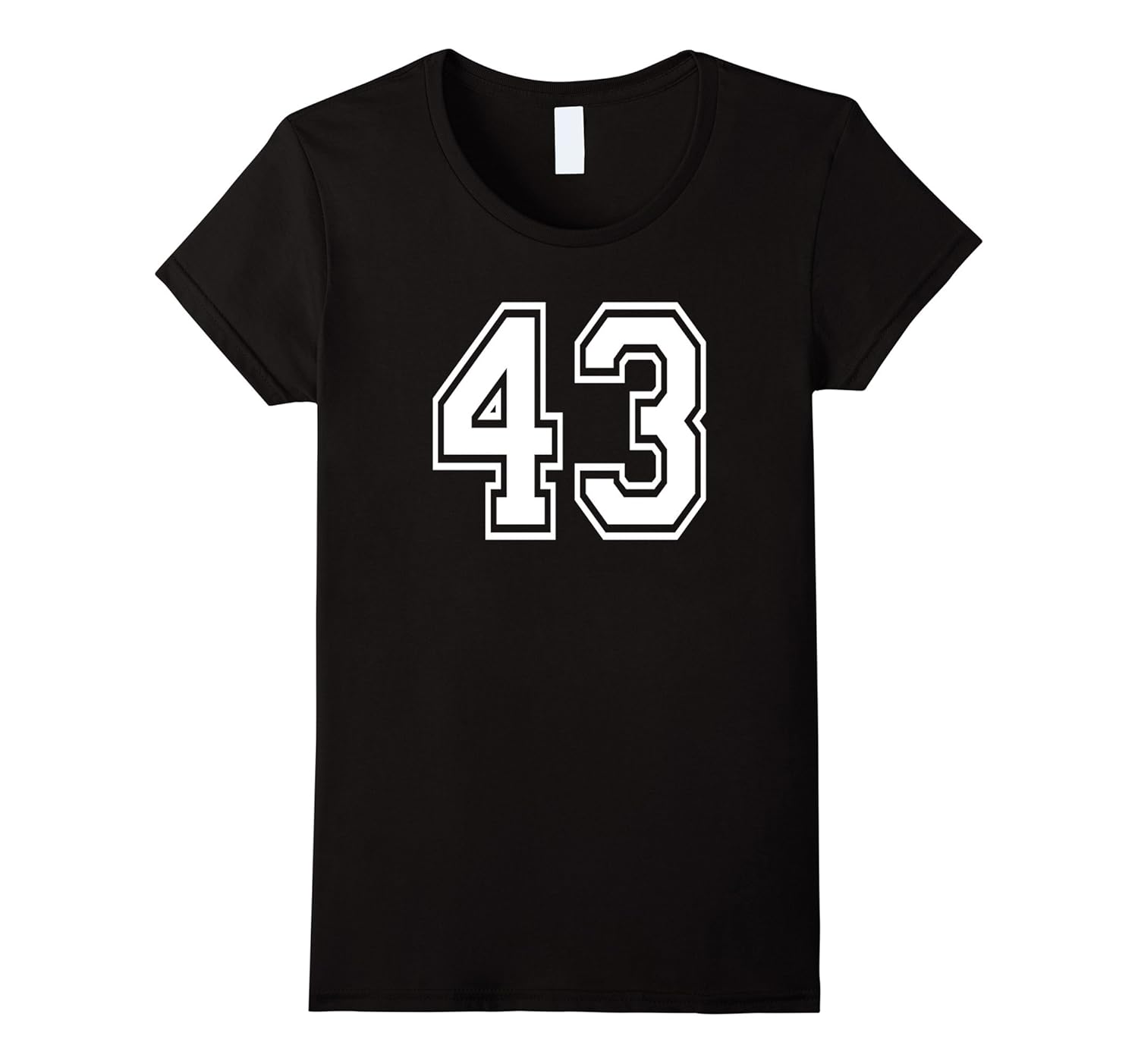 43 Sports Team School Numbers on Front T-Shirt Jersey-4LVS – 4loveshirt