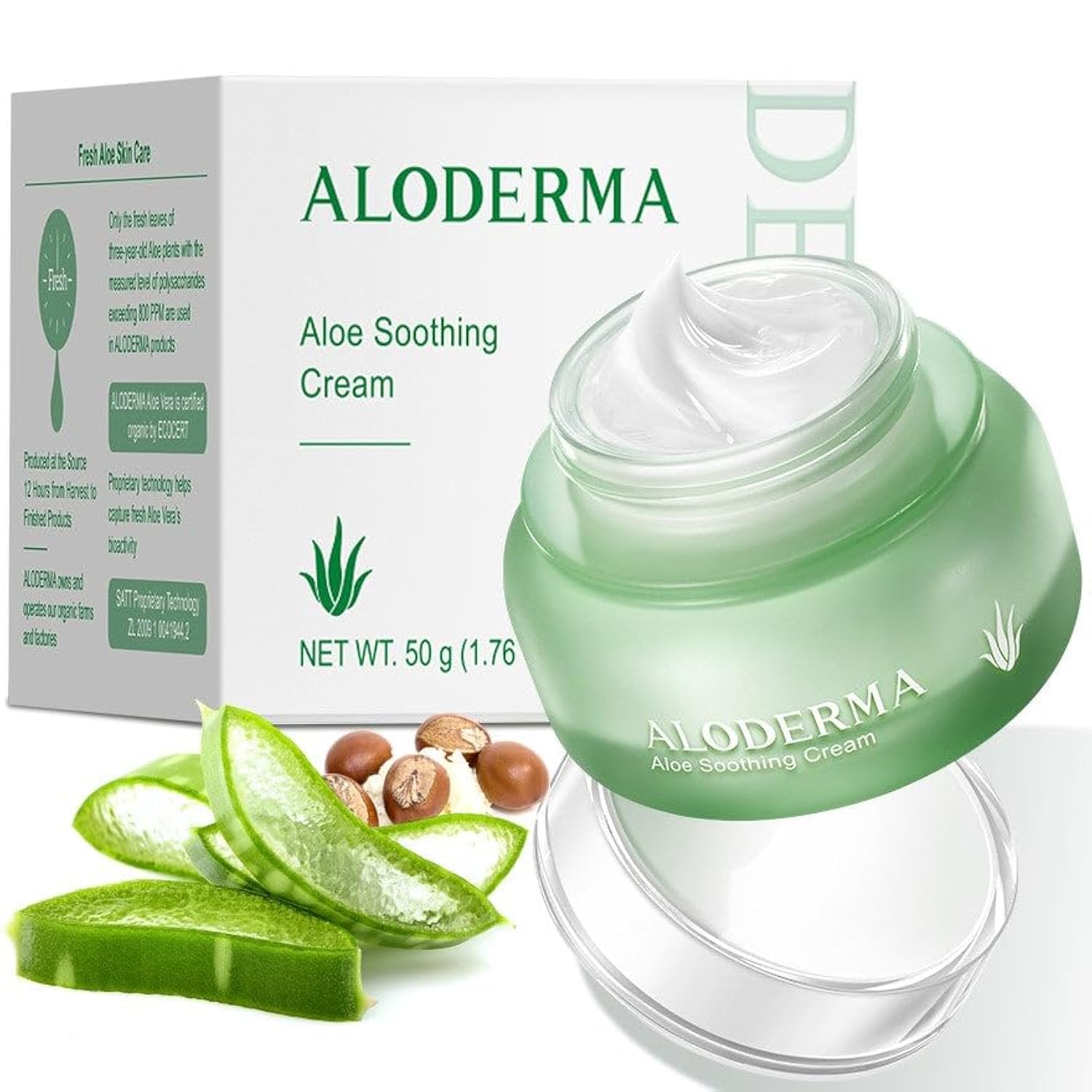 Mua Aloderma Soothing Face Cream Made with 75% Organic Aloe Vera ...
