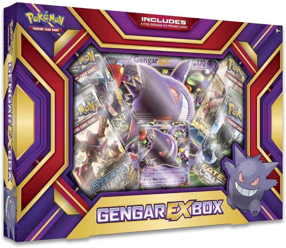 Pokemon TCG: Gengar-EX Trading Card Game Box w/Foil Promo Booster ...
