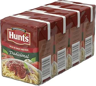 Hunt's Salsa para Pasta Tradicional, 360 gramos. Paquete de 4: Amazon ...