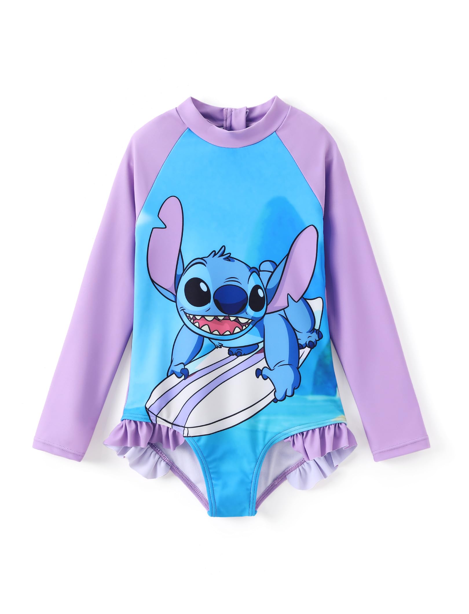 Disney Stitch Swimsuit Girls Bathing Suit Summer Swim Suits Quick Dry ...