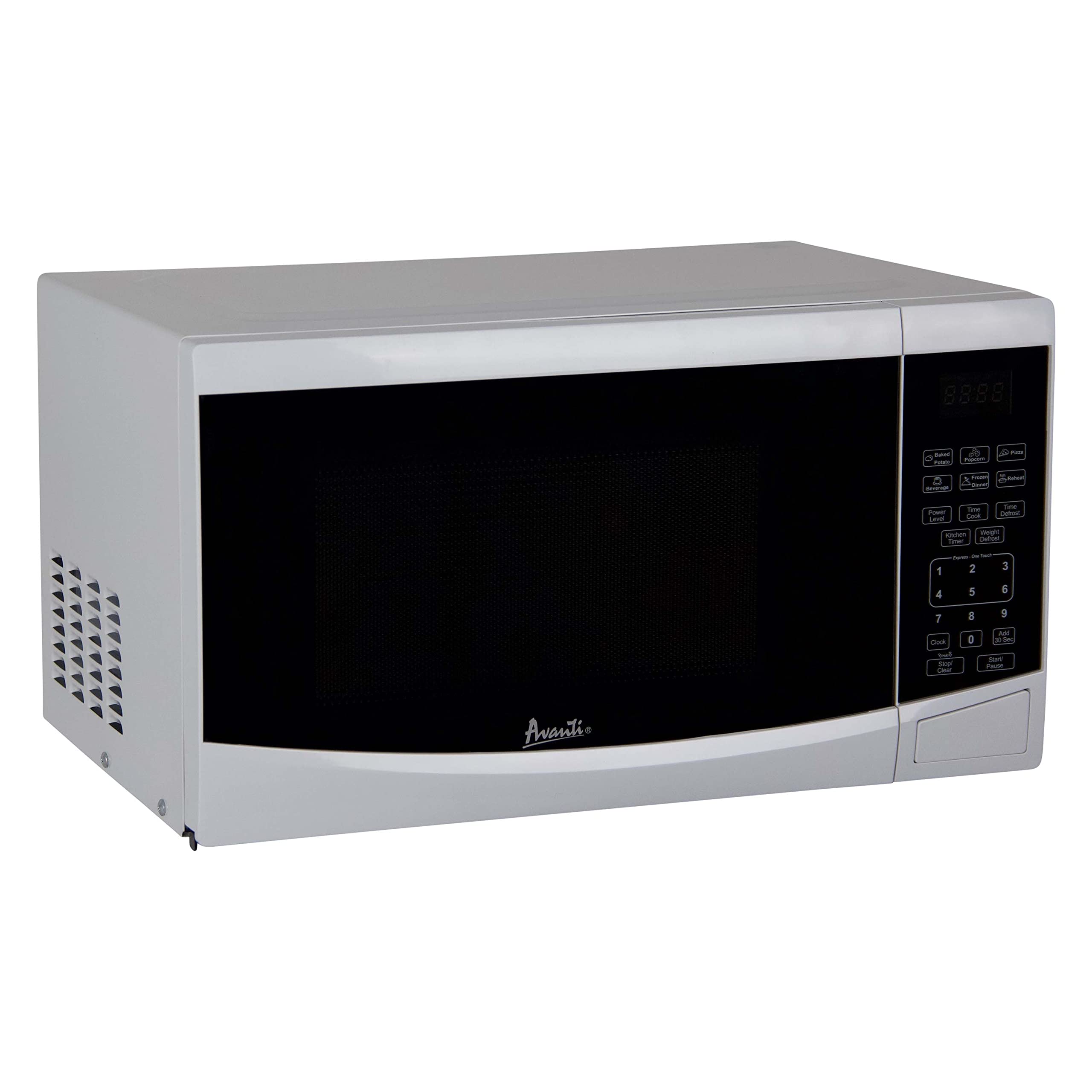 Avanti MT09V0W Microwave Oven 900-Watts Compact with 10 Power Levels ...