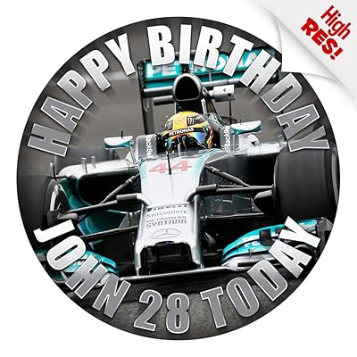 Personalised Formula One F1 Cake Topper - 7.5 Inch Philippines | Ubuy