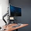 VIVO Premium Aluminum Heavy Duty Monitor Arm with 3.0 USB Ports, Fits ...