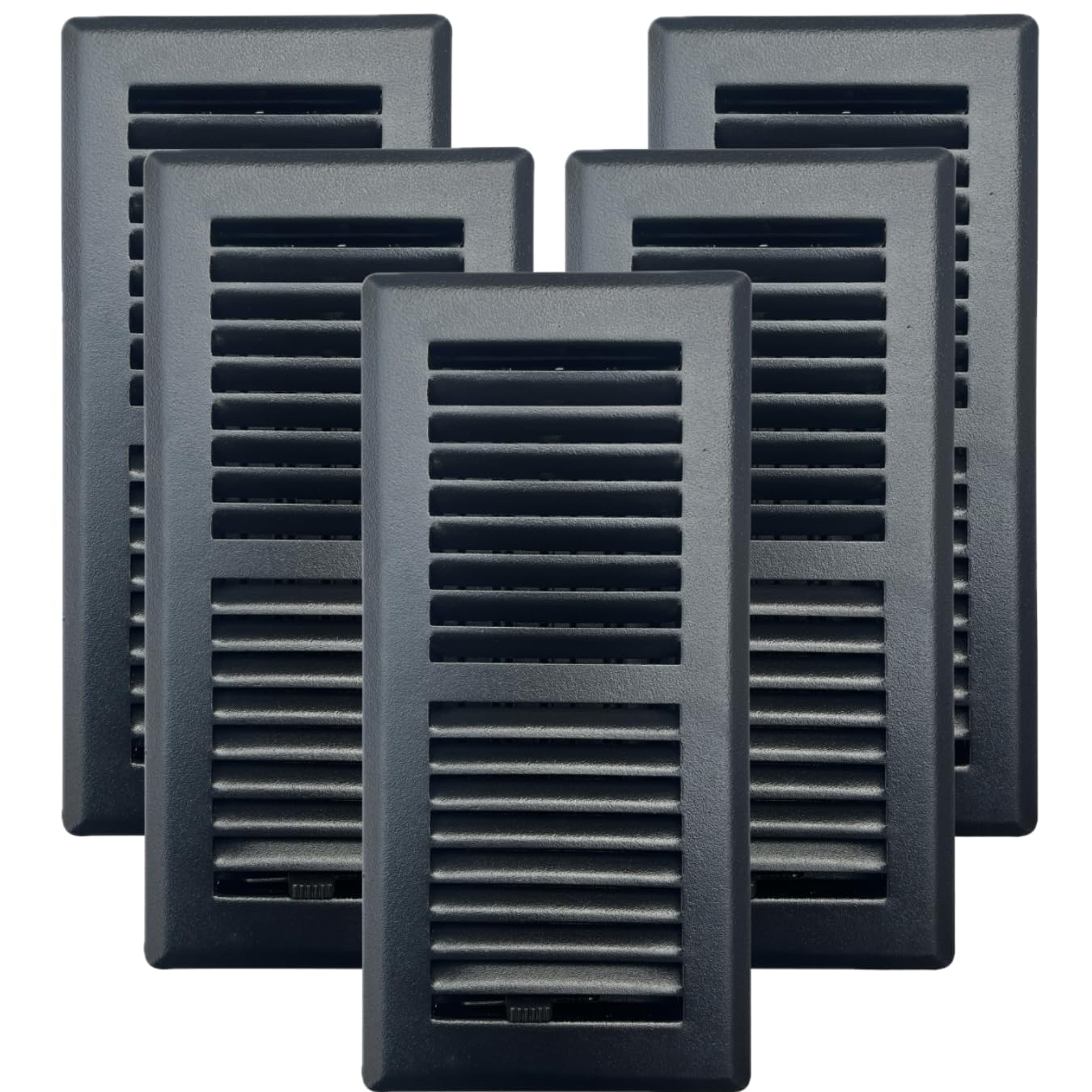 Sierra Grates Precision Flow 4"x 10" Steel Floor Register - 2 Way ...