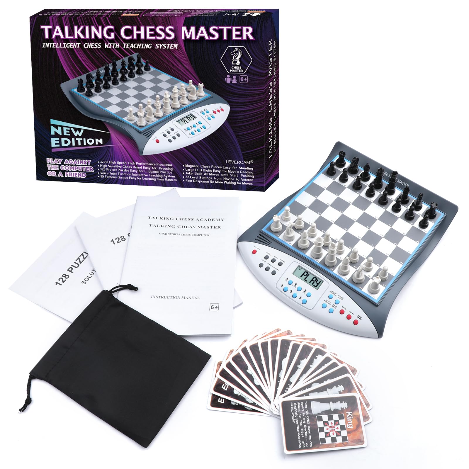 Mua LEVEROAM Electronic Chess Set with Voice Teaching System, Magnetic ...