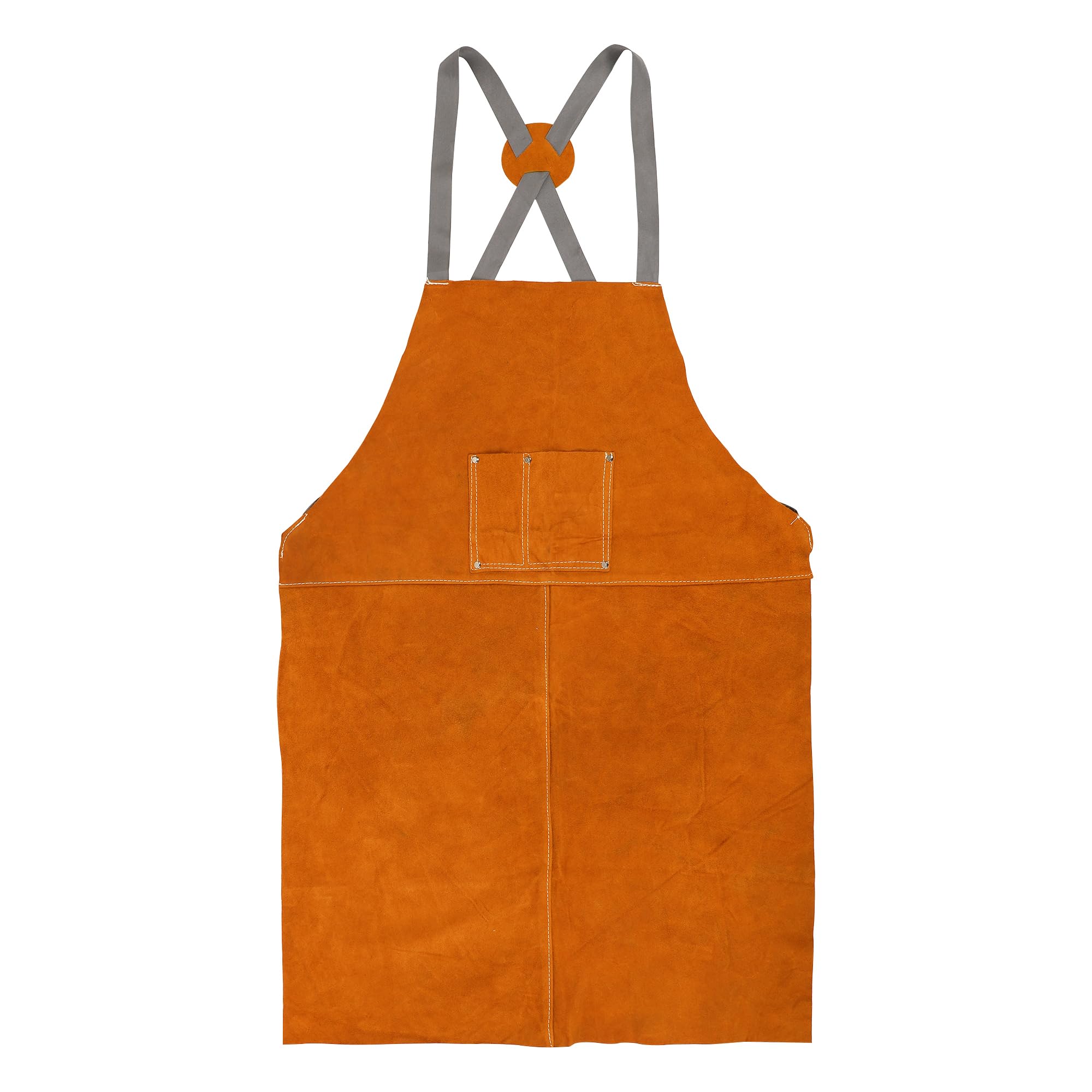Leather Apron, Welding Apron, For Men, Blacksmith, Work Bib, Heat ...