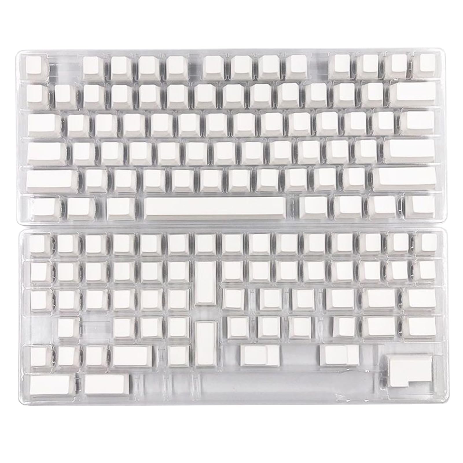 Mua PBT Key Cap Set White Key Cap 61/64/87/104/108 Layout Mechanical ...