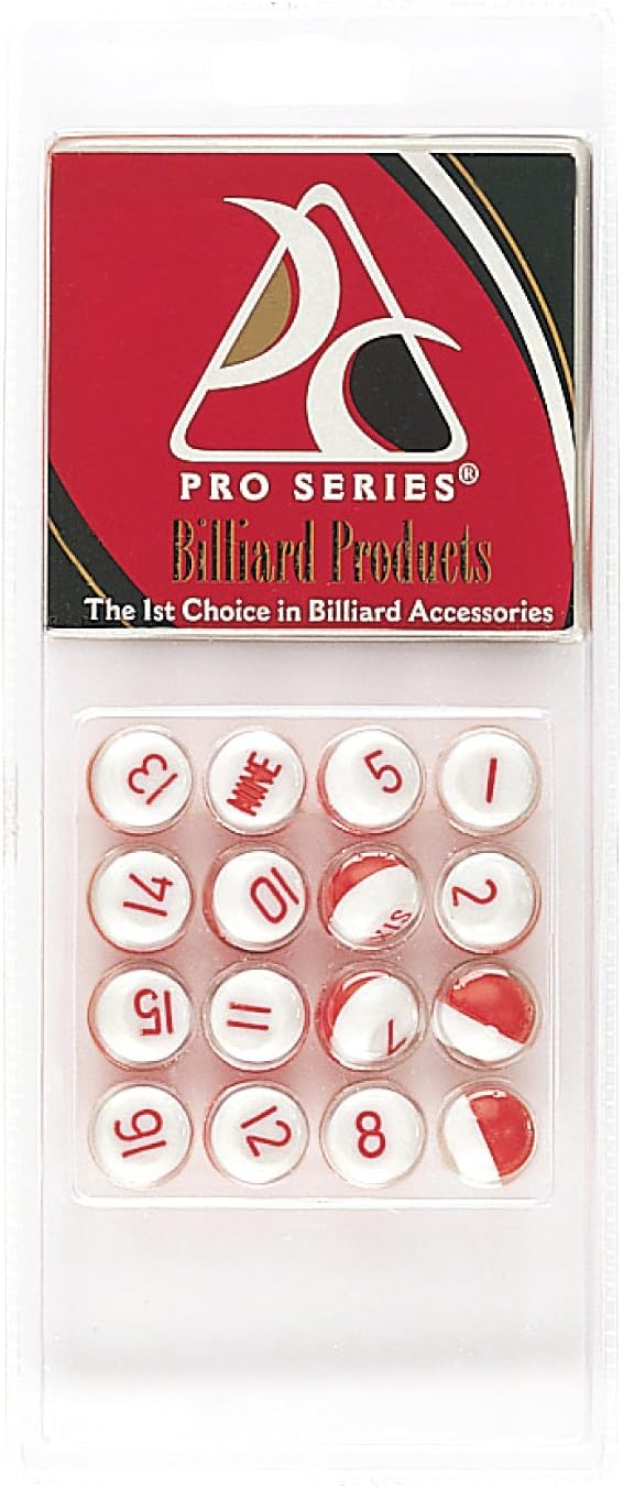 Amazon.com: Pro Series CLM-16 Red Plastic Scoring Pills for Kelly Pool ...