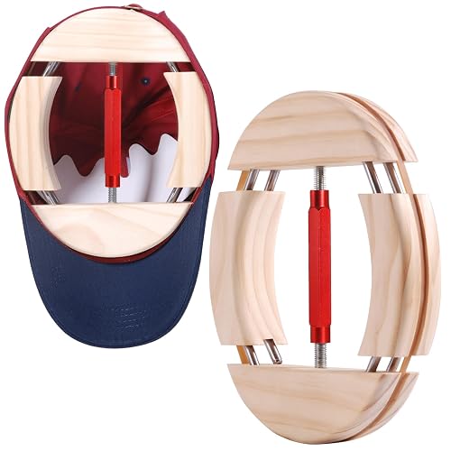 H.Busque Hat Stretcher for Men's Cowboy, Fitted & Baseball Caps - 4 Way ...