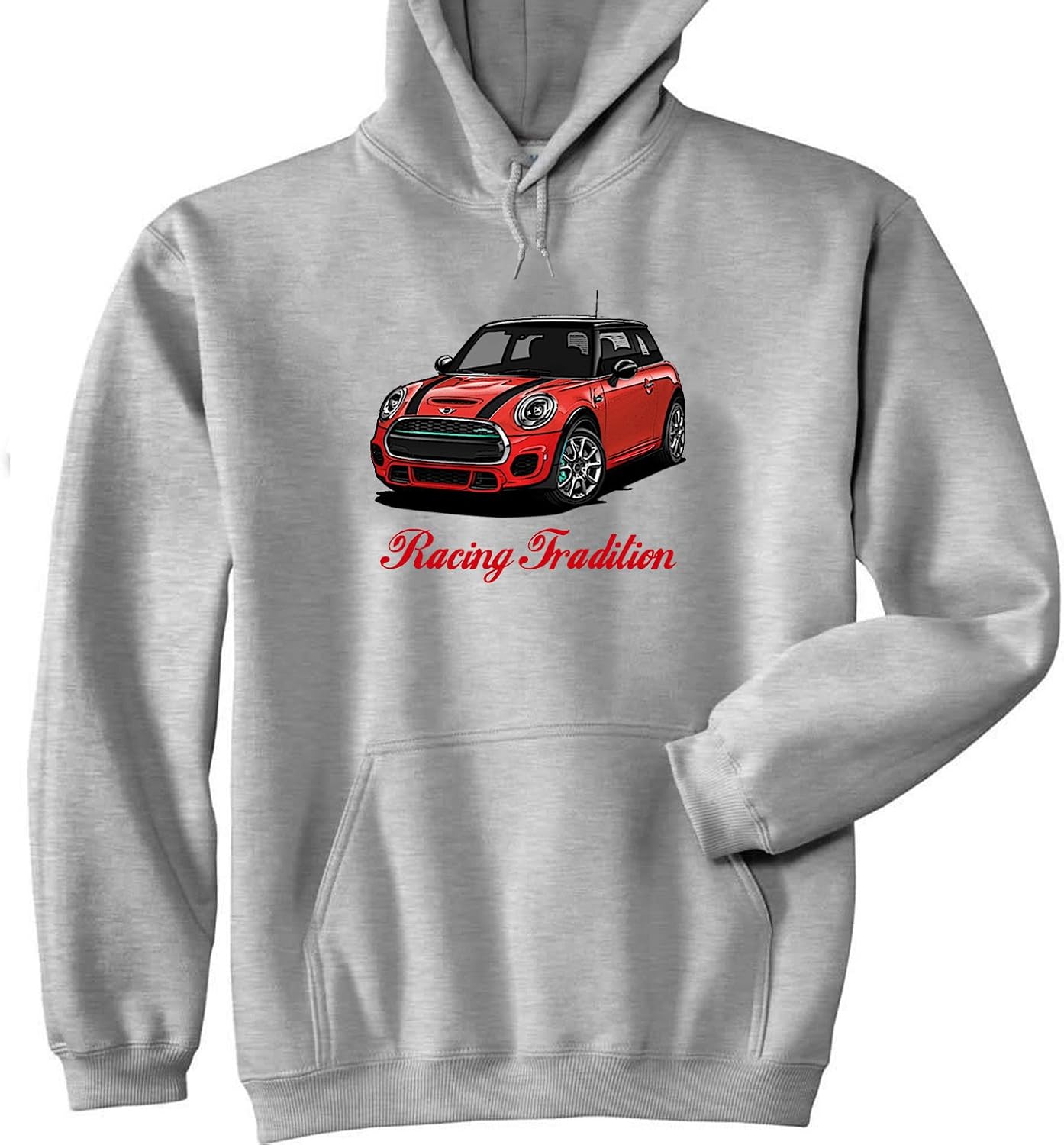 TEESANDENGINES Men's Mini Cooper RED Inspired Racing Tradition Grey ...