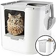 Modkat Top Entry Litière pour chat, XL Dual-entry Litière pour chat ...