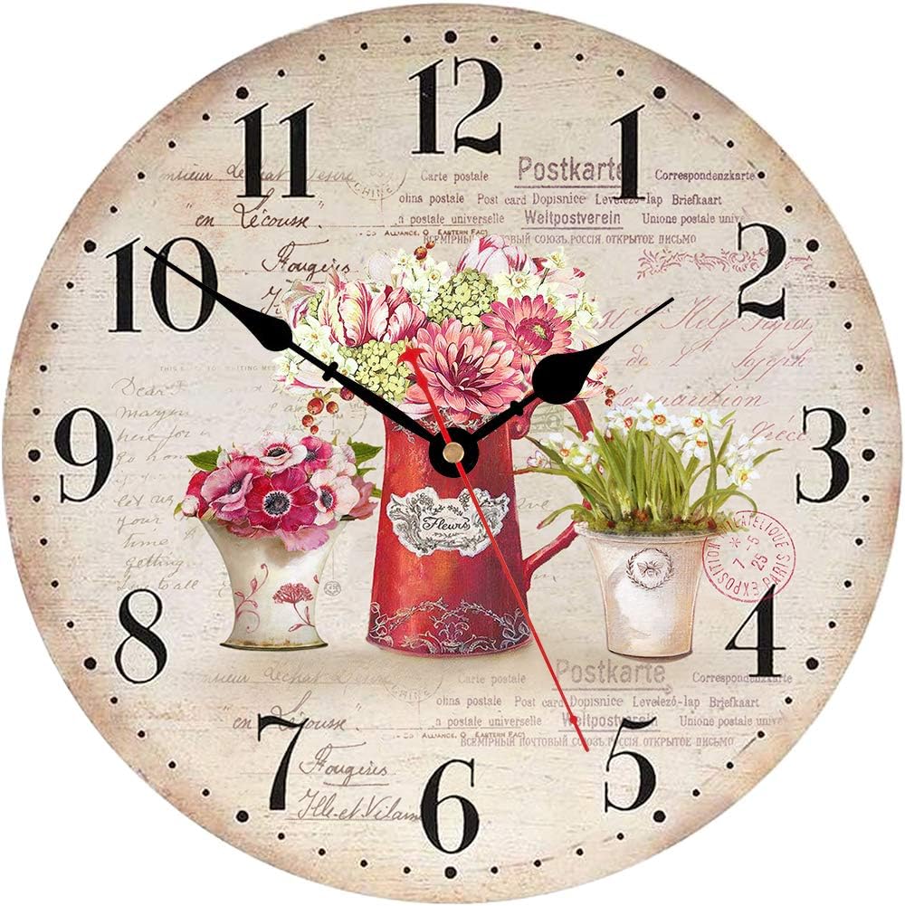 Amazon.com: VIKMARI 14 Inch Vintage Flowers Style Decorative Wall ...