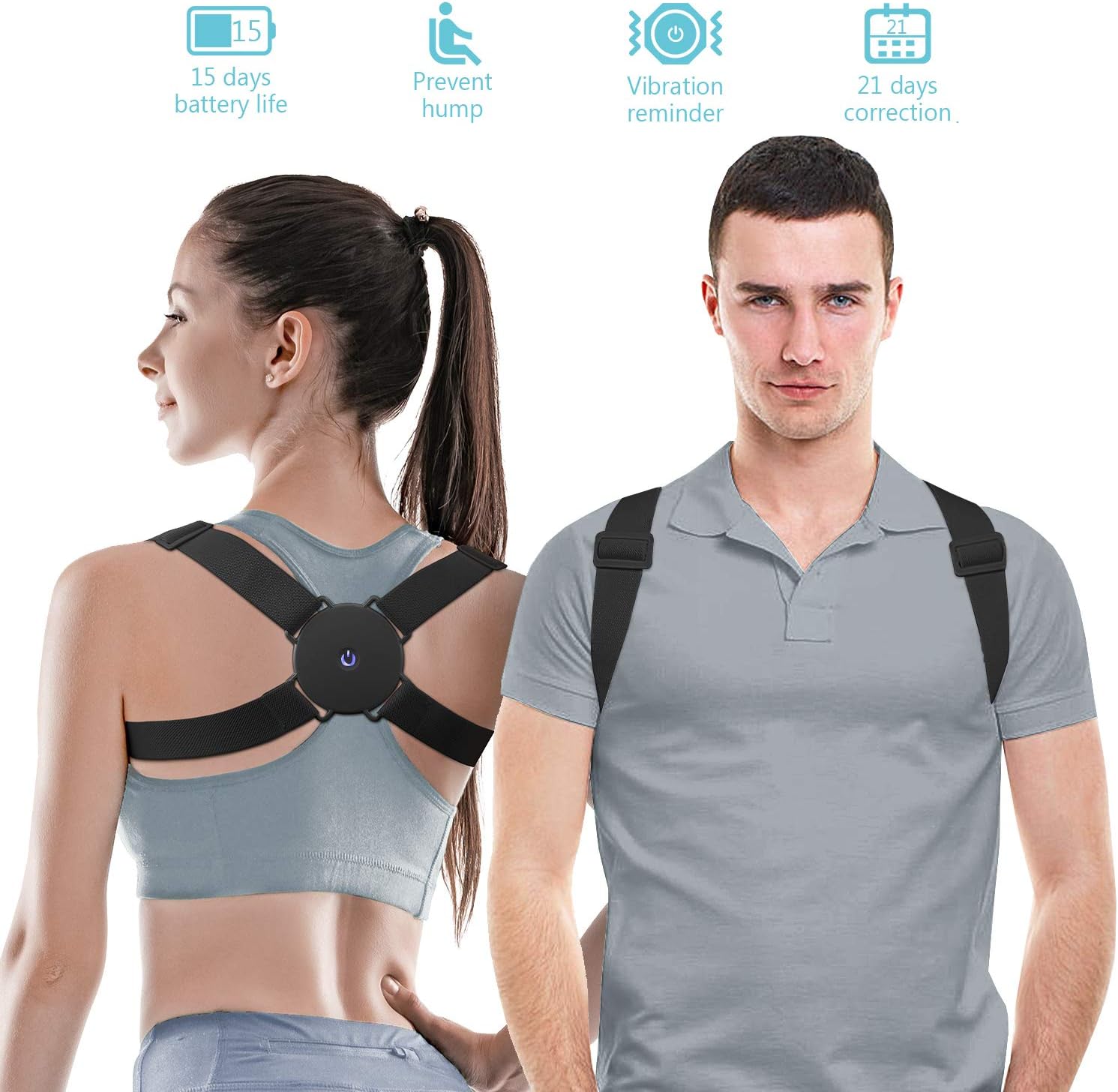 Posture Corrector for Wemen/Men/Kids, Back Brace Posture Corrector with ...