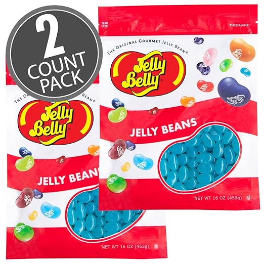 Amazon.com : Jelly Belly Berry Blue Jelly Beans - 2 Pounds in ...
