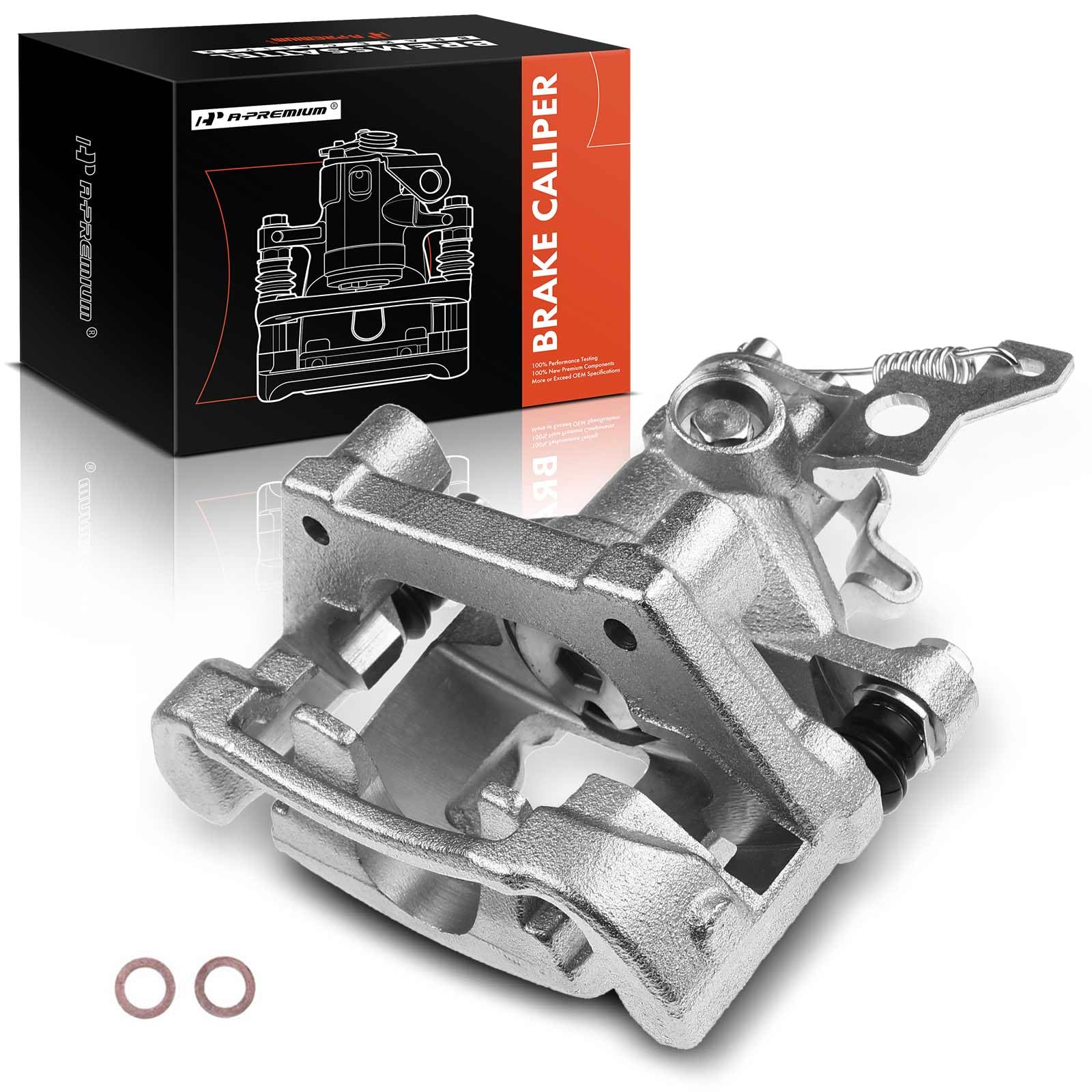 A-Premium Disc Brake Caliper Assembly with Bracket Compatible with ...