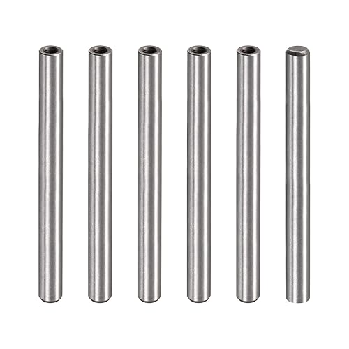 uxcell M6 Internal Thread Dowel Pin 6pcs 10x120mm Chamfering Flat ...