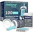 Amazon.com: Metene TD-4116 Blood Glucose Test Strips, 100 Count Blood ...
