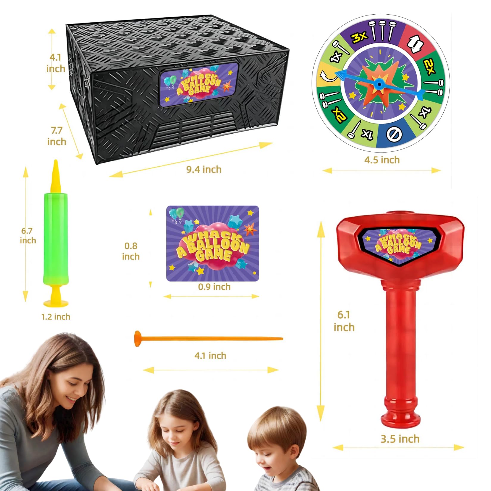 Mua Whack a Balloon Game Bang Popping Balloon Tricky Tabletop Board ...