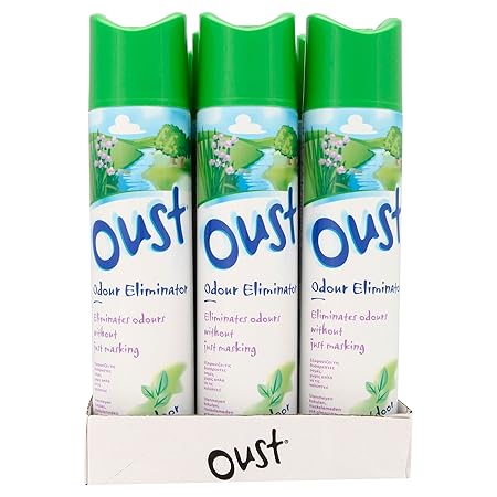 12 x Oust® Odour Eliminator Outdoor Scent 300ml: Amazon.co.uk: Health ...