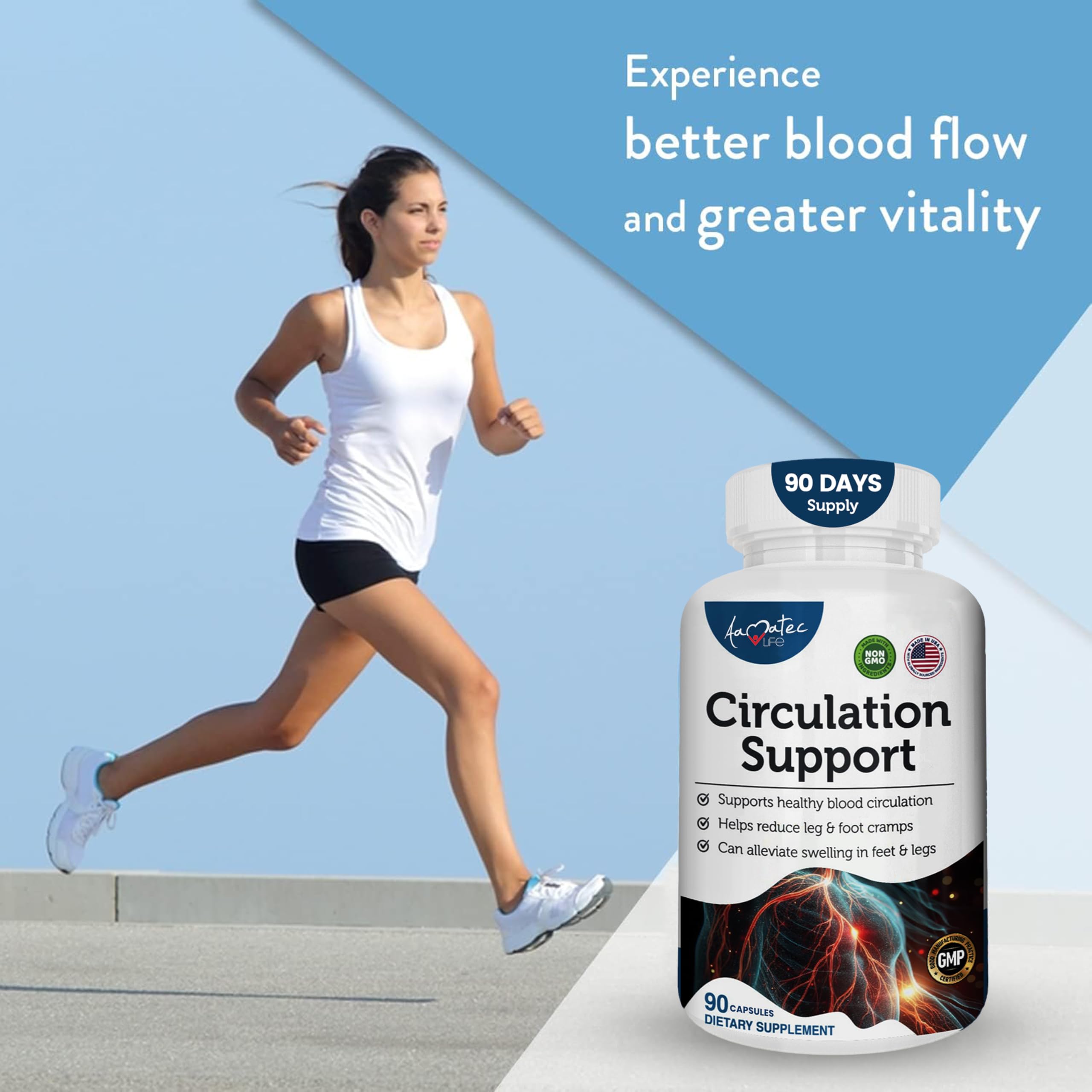 Mua AAMATEC LIFE Blood Circulation Support Supplement for Arteries ...