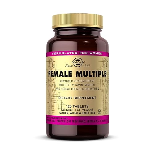 Solgar Female Multiple, 120 Tablets - Multivitamin, Mineral & Herbal ...