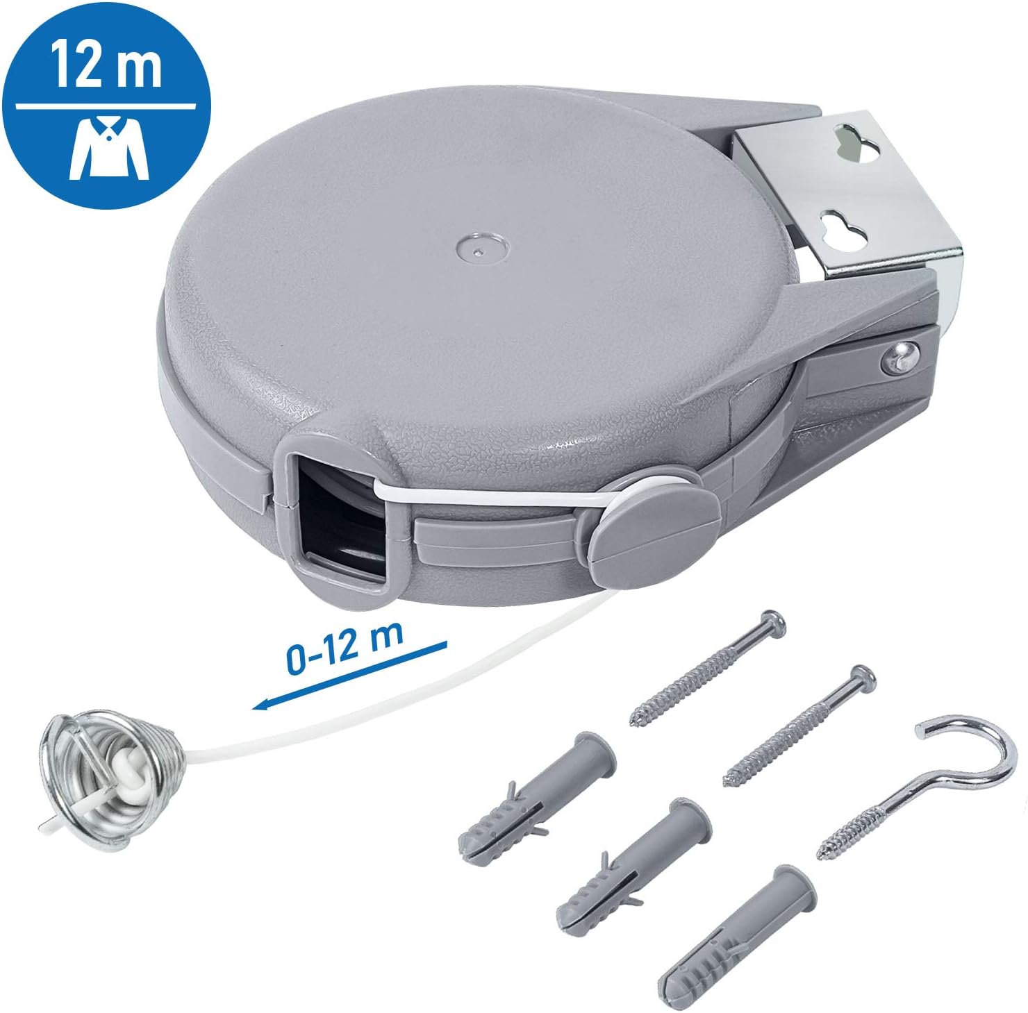 art moon 699799 Long Washing Line Retractable Clothes Line Outdoor ...