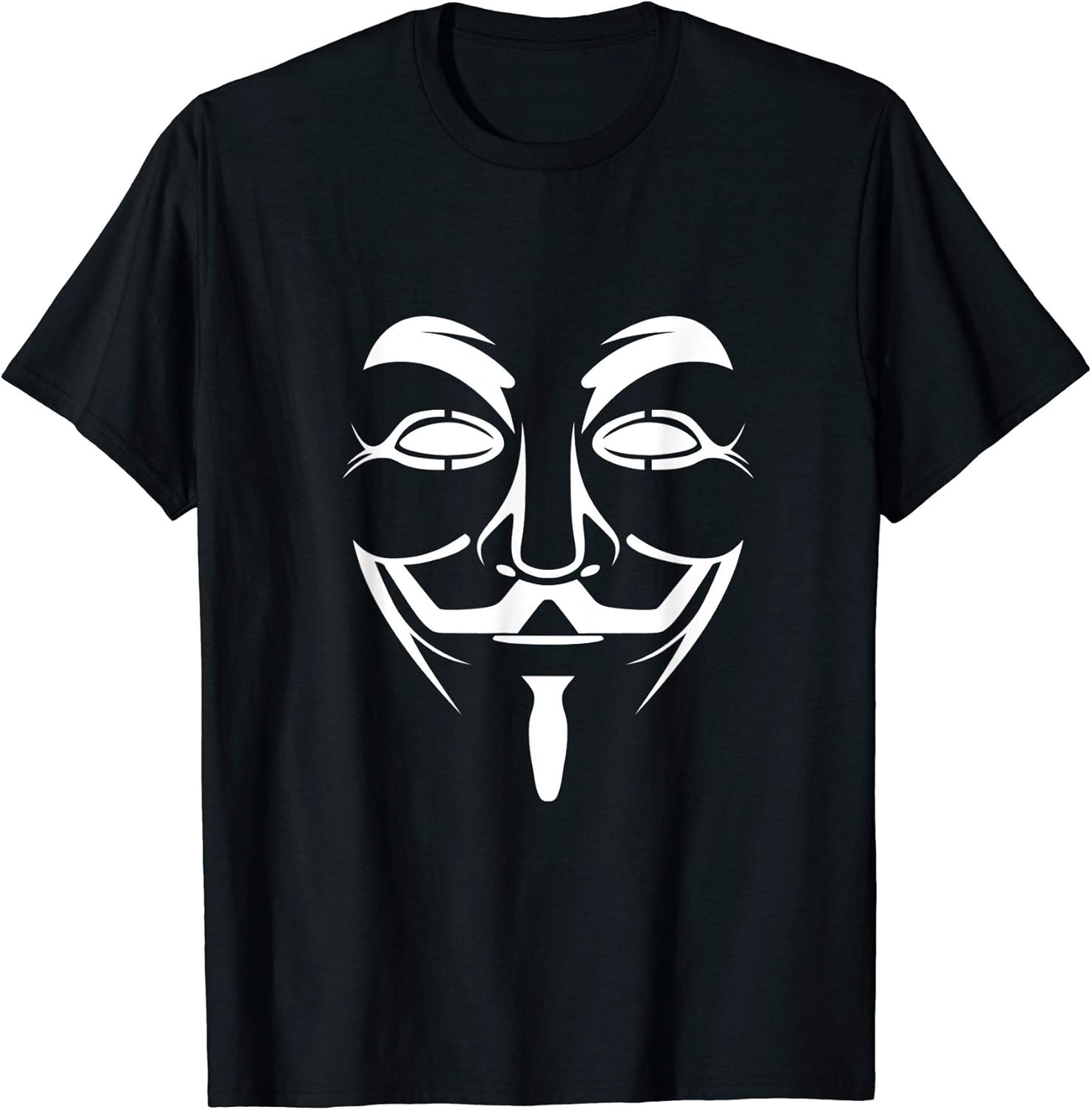 Women's Anonymous Shirt Medium Black: Amazon.co.uk: Clothing