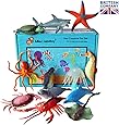 Lello & Monkey Farm Animal Plastic Toy Figures boxed set of 15 for ...