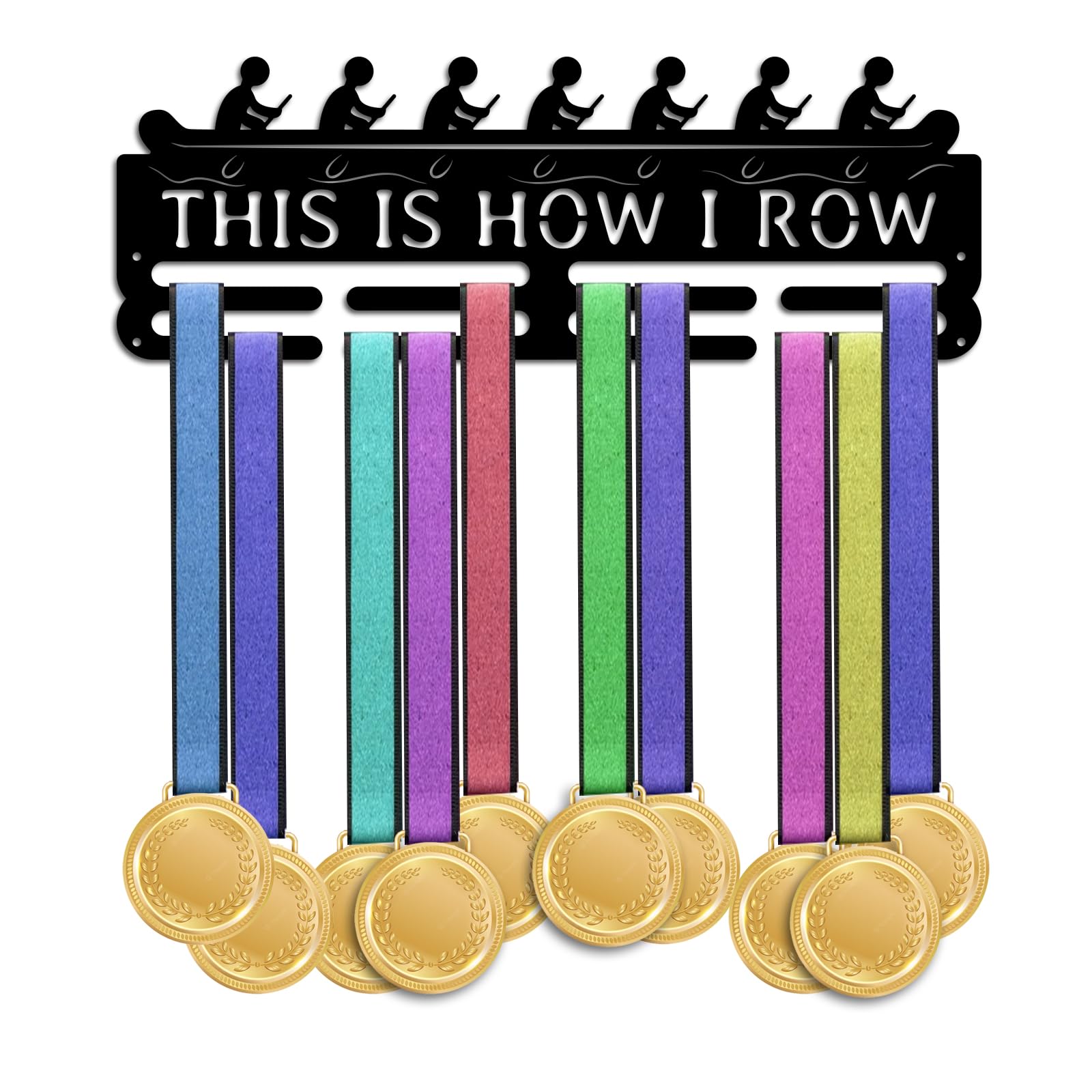 PH PandaHall Award Medal Display, Rowing Pattern Medal Holder Display ...