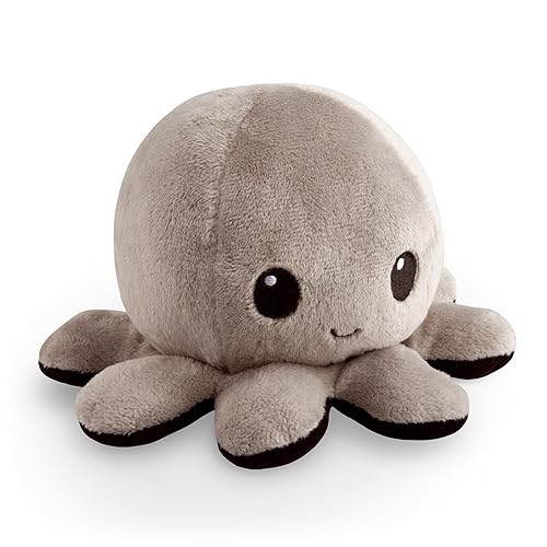 TeeTurtle - The Original Reversible Octopus Plushie - Black + Gray ...