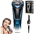 Amazon.com: Snapbuy Electric Razor for Men, Waterproof Cordless Shaver with 90-Min Runtime, 4D ...