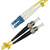 Amazon.com: BEYONDTECH LC to ST Fiber Patch Cable Single Mode Duplex - 1m (3.28ft) - 9/125um ...