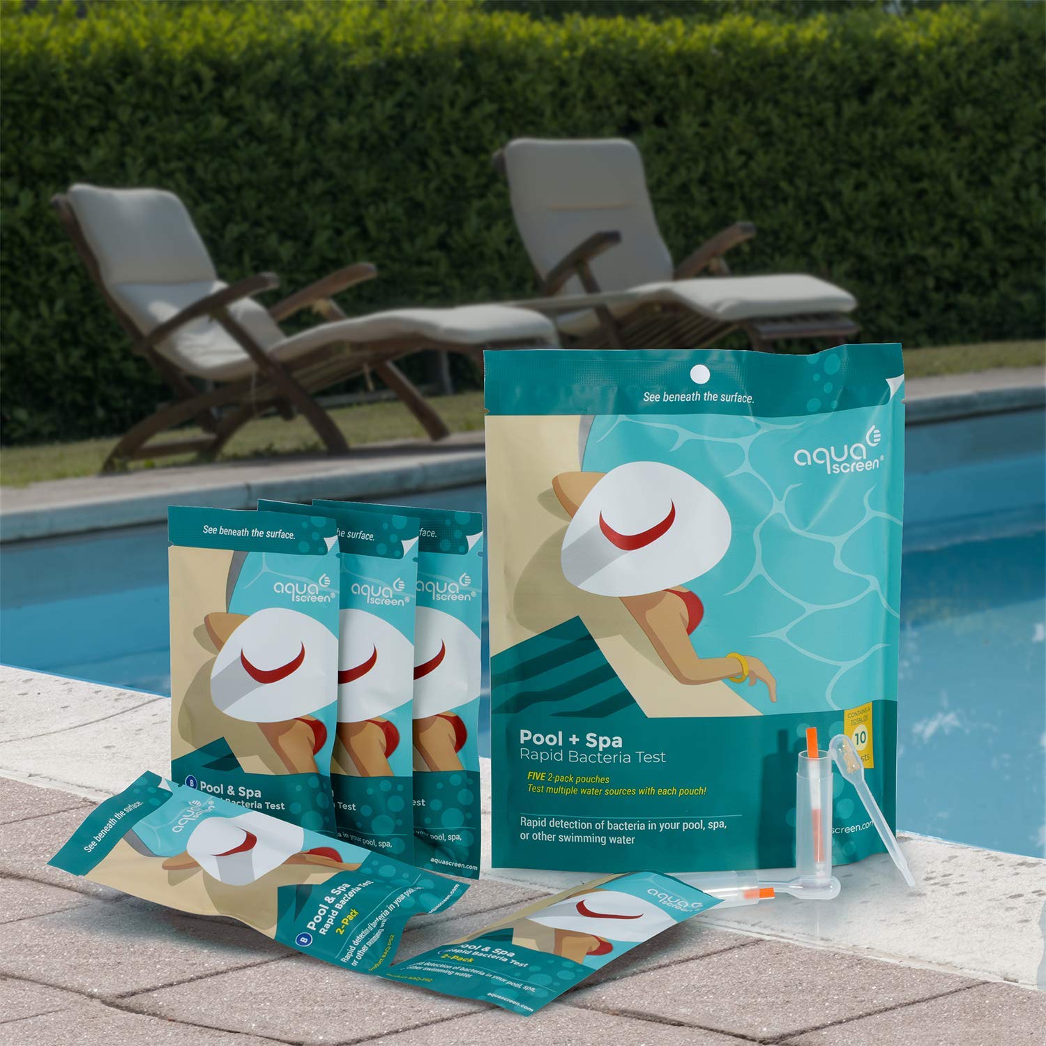 Mua AquaScreen Rapid Coliform Bacteria Test Kit |10-Pack| - for Pool ...