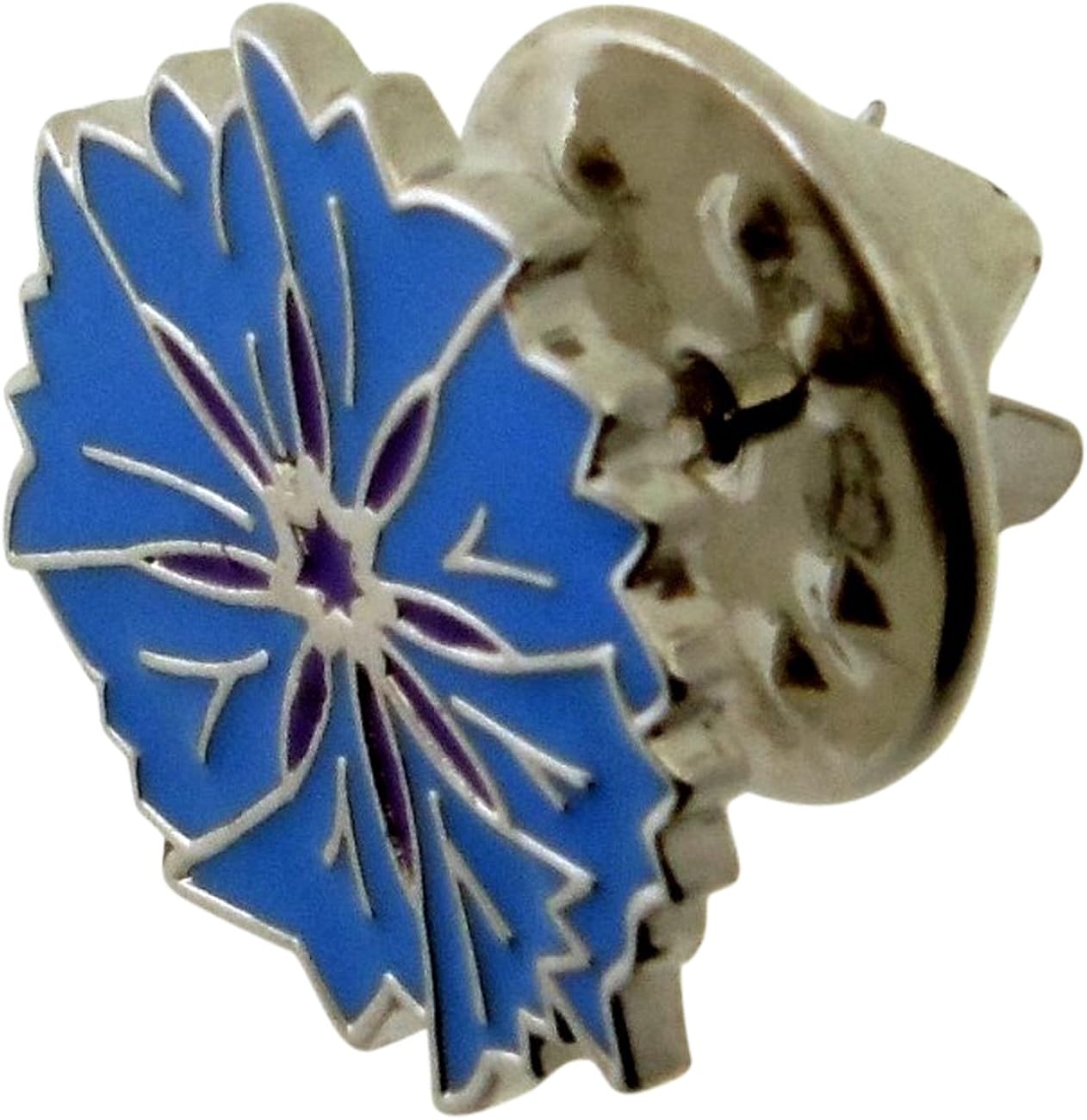 Classic Badge Cornflower Le Bleuet Enamel Lapel Pin 15mm Diameter ...