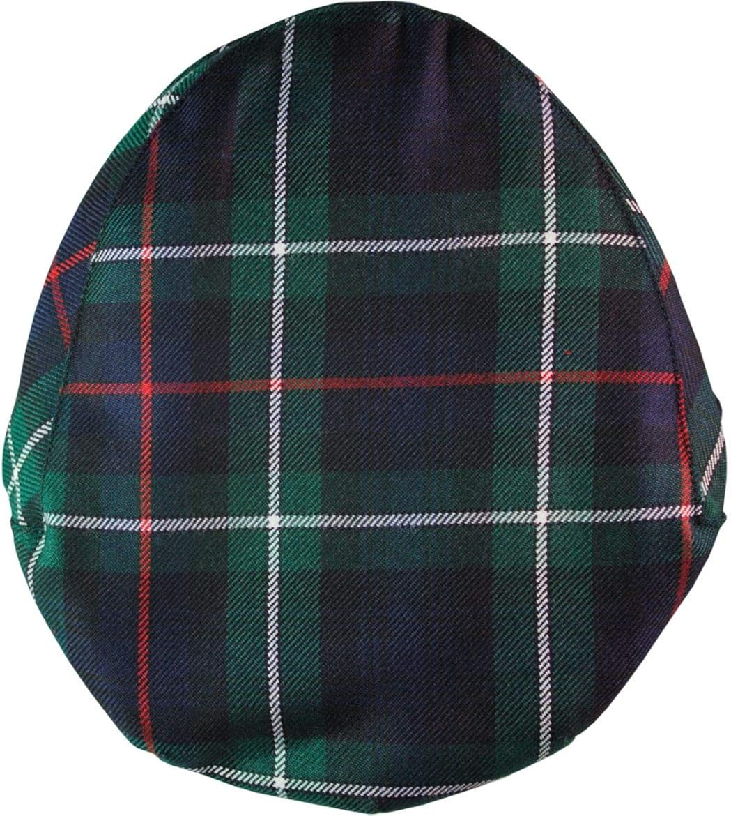 Flat Cap Mens Pure Wool Mackenzie Tartan Scottish Tweed Casual Golf Hat ...