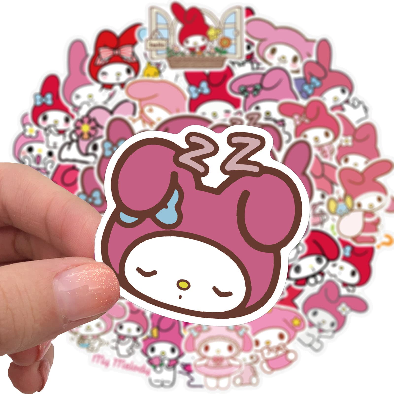 Mua 50pcs My Melody Stickers Pack 50Pcs, Cute Stickers for Kids Teens ...