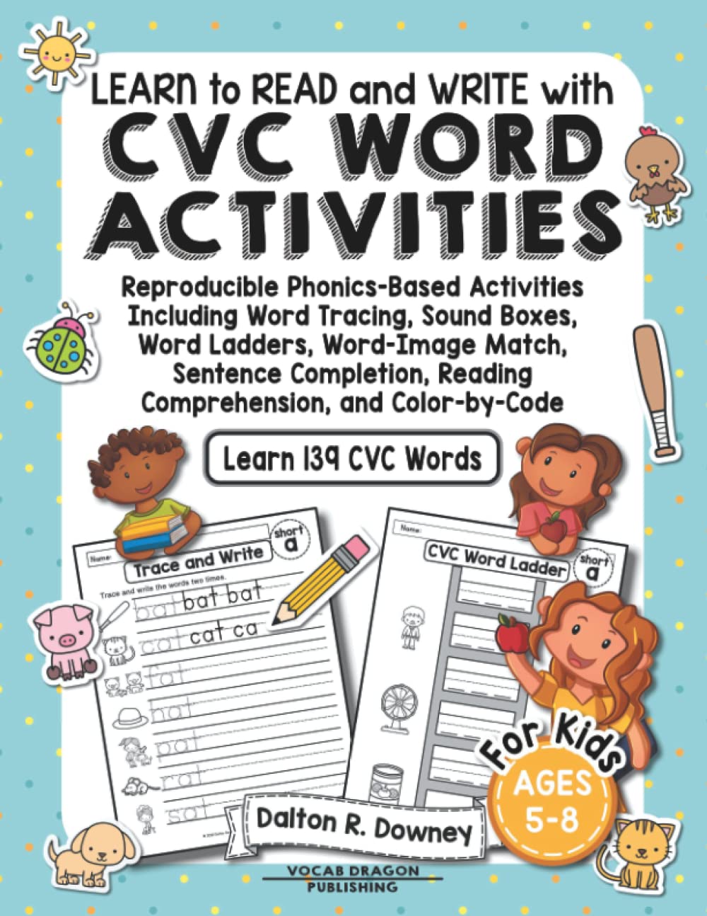 Mua LEARN to READ and WRITE with CVC WORD ACTIVITIES: Reproducible ...