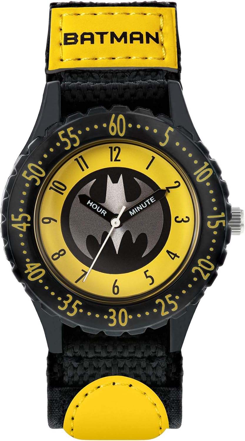 BATMAN Reloj Analógico para Niños de con Correa en Tela BAT5244ARG ...