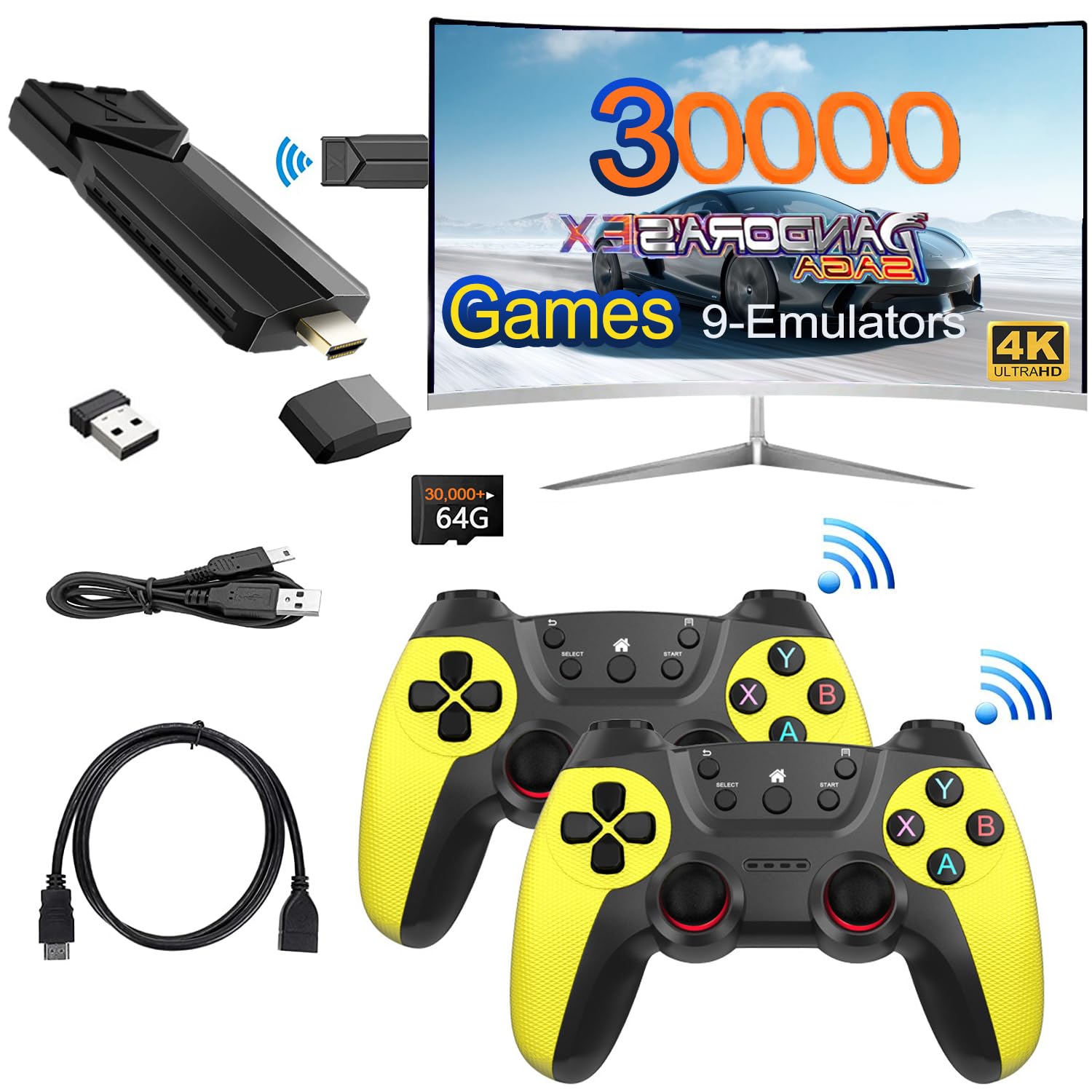 Wireless Retro Gaming Console,revisit Classic Games Stick, Retro Game ...
