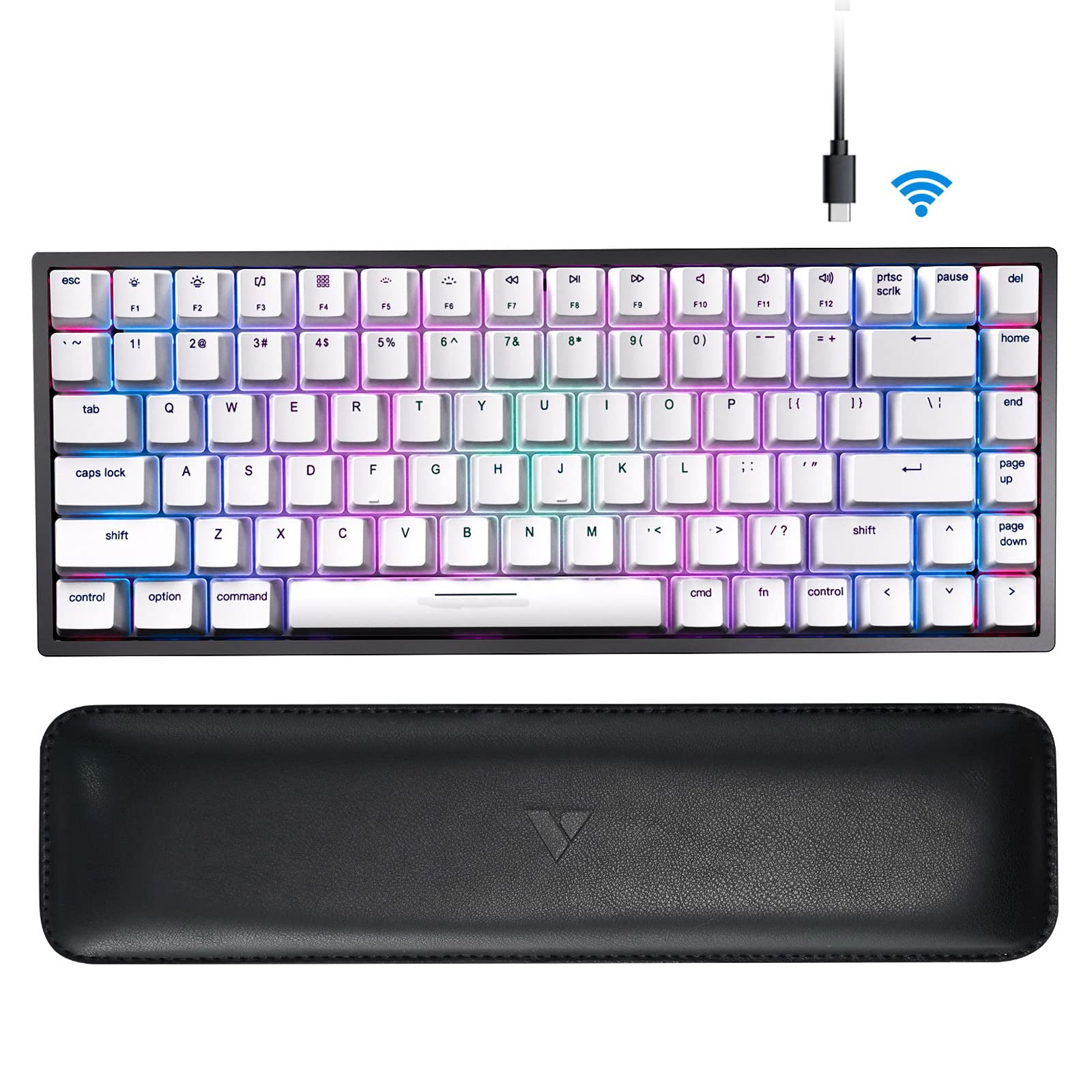 Mua Vissles Wireless Bluetooth/USB Wired Mechanical Gaming Keyboard ...